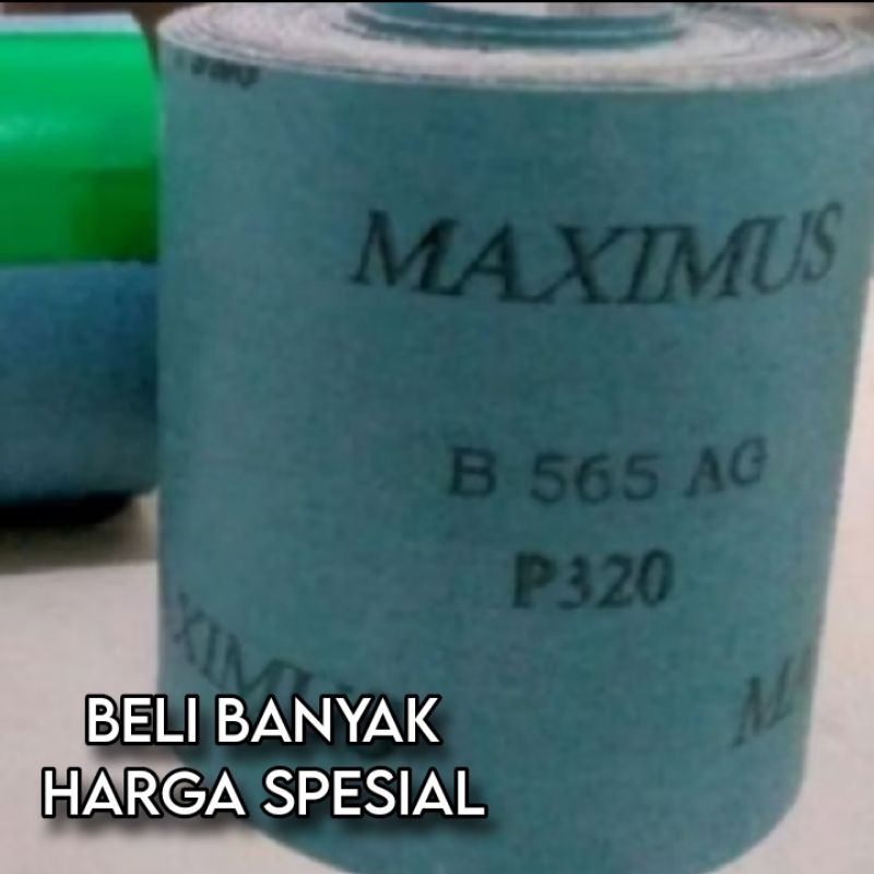 Jual Amplas halus p320 Maximus 1meter (beli 6m atau 8m free 0,5 meter ...