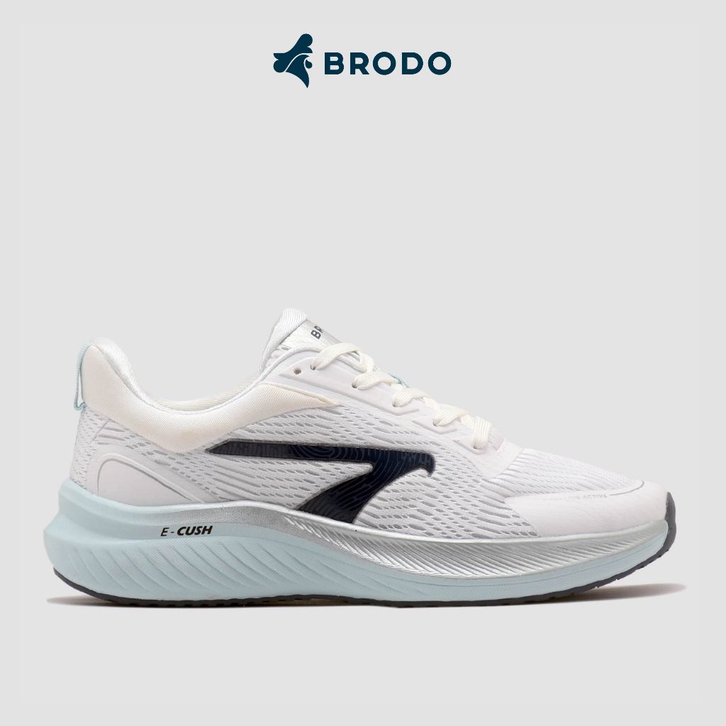Jual BRODO - Running Shoes Active Inizio Prismarine White | Shopee ...