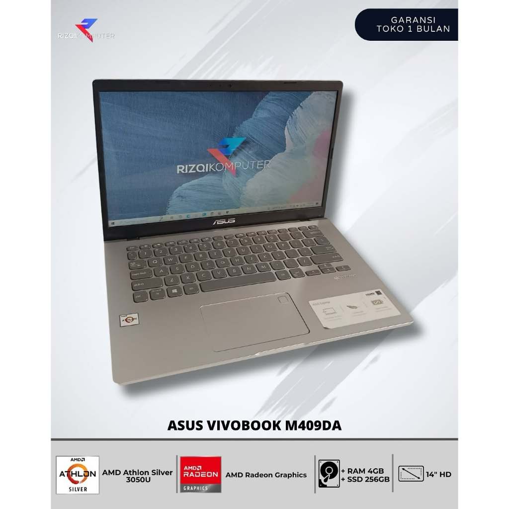 Jual Asus VivoBook M409DA AMD Athlon Silver 3050U Ram 4GB SSD 256GB ...