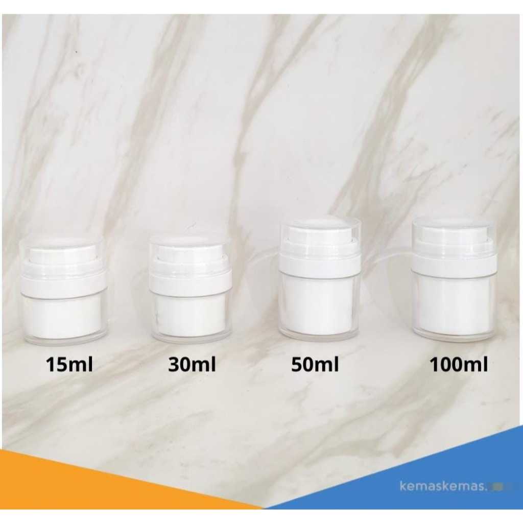 Jual Pot Jar Airless Clear Pot Jar Vakum Pot Jar Pump Airless | Shopee ...
