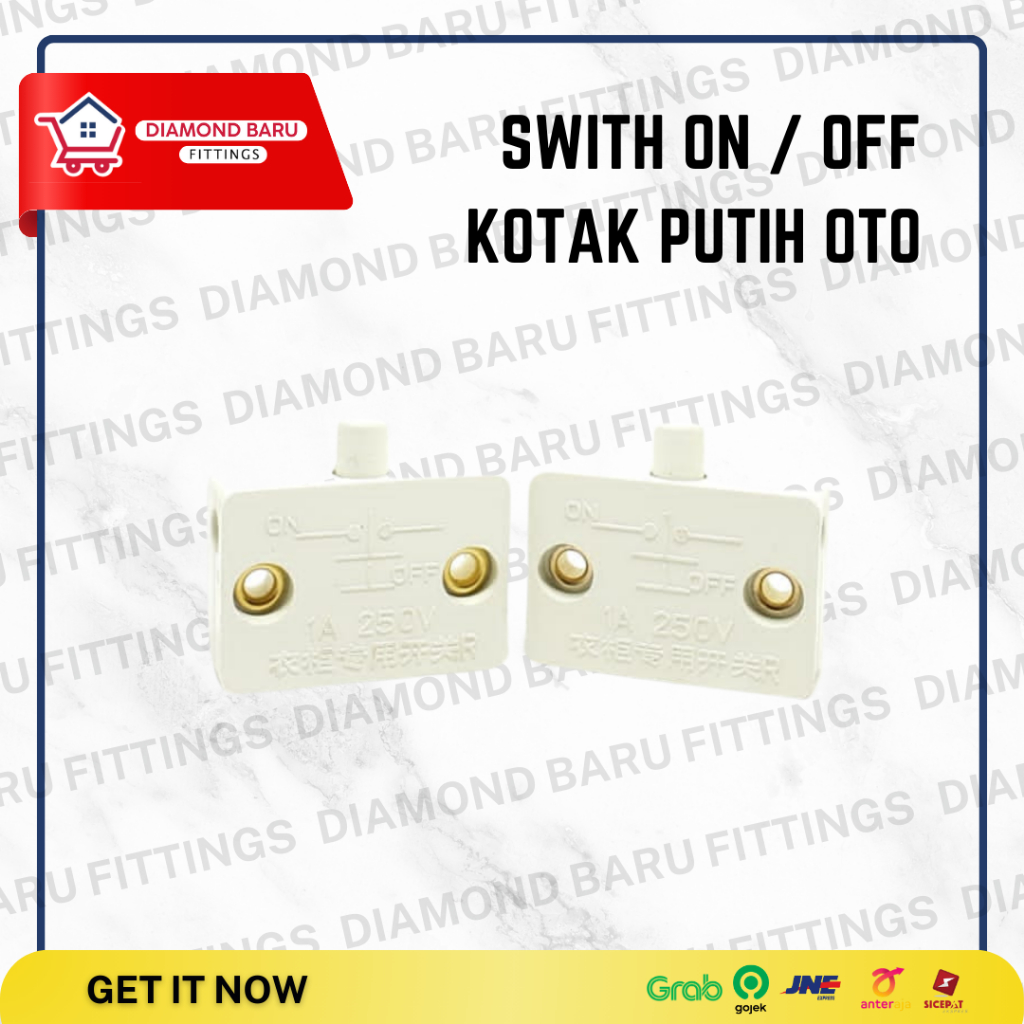 Jual Saklar / Switch On Off Kotak Putih Oto / Saklar Wardrobe | Shopee ...