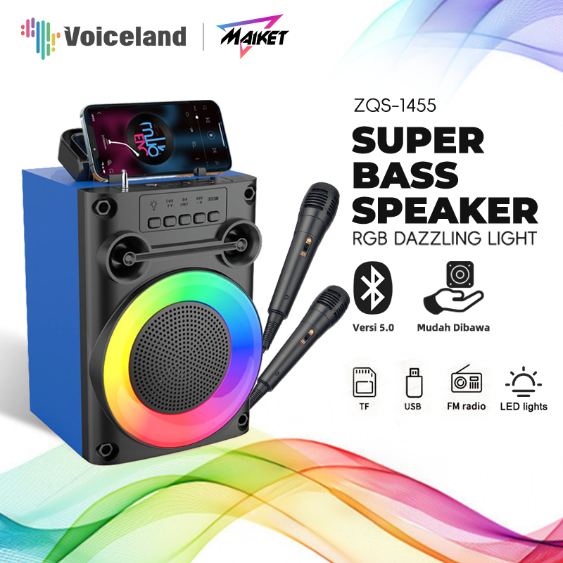 Jual 【PRO MAX BASS】MAIKET Speaker Bluetooth Super Bass Protable salon ...