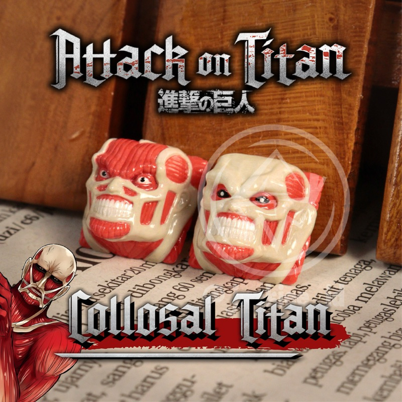 Jual Colossal titan artisan keycaps aot keycap armin attack on titan ...