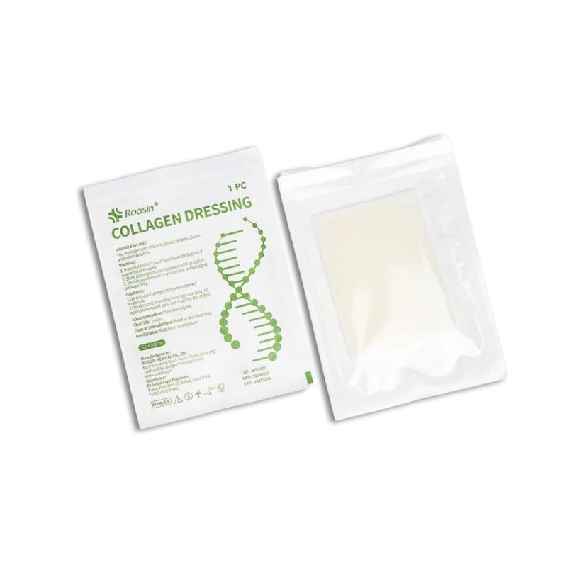 Jual Sample Roosin Collagen Wound Dressing 6 x 8 x 0,6 cm 1 Pouch ...