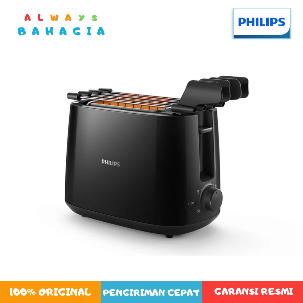 Jual PHILIPS HD2583/90 Toaster Pemanggang Roti | Shopee Indonesia
