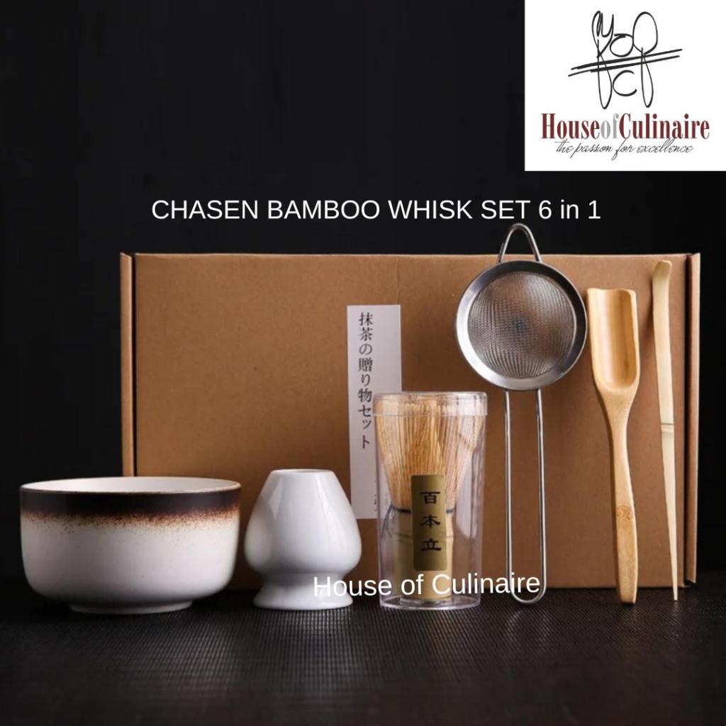 Jual Paket Matcha Set 6 in 1 Set Mangkuk Teh Matcha Keramik 6 in 1 ...