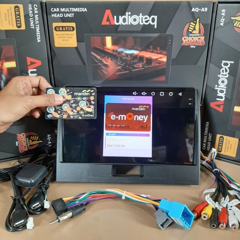 Jual HEAD UNIT ANDROID KARIMUN WAGON ANDROID AUDIOTEQ NFC RAM 2/64 GB 9 ...