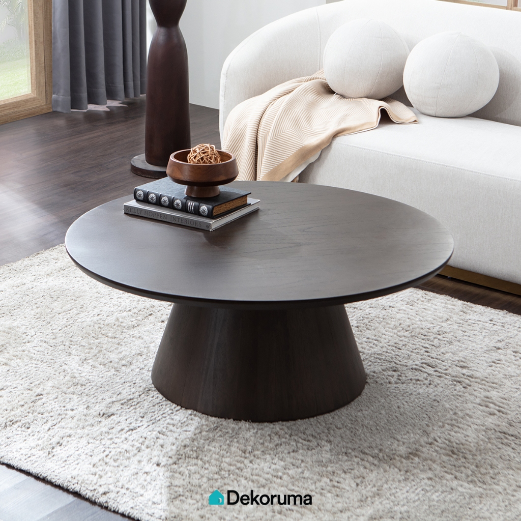 Jual Dekoruma HAGI Meja Ruang Tamu / Coffee Table - Walnut | Shopee ...