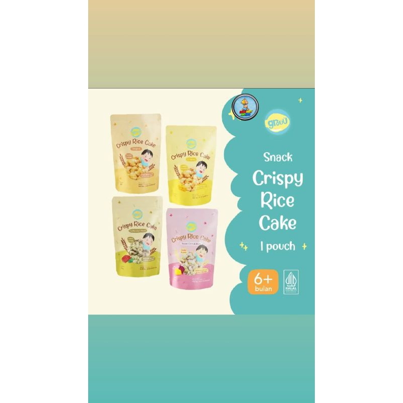 Jual Grouu Cemilan Anak Crispy Rice Cake No MSG | Shopee Indonesia