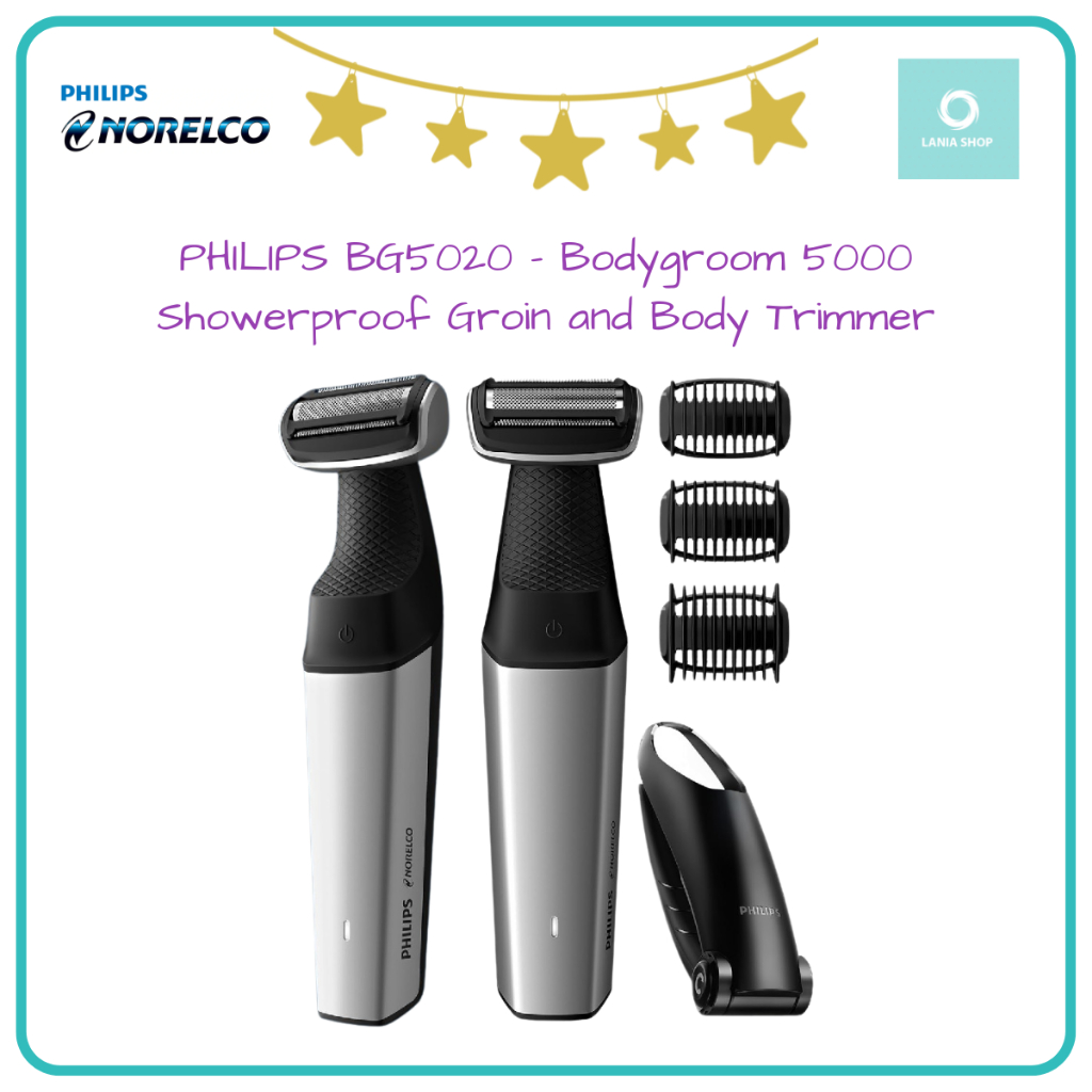 Jual PHILIPS BG5020 - Bodygroom 5000 - Showerproof Groin and Body ...
