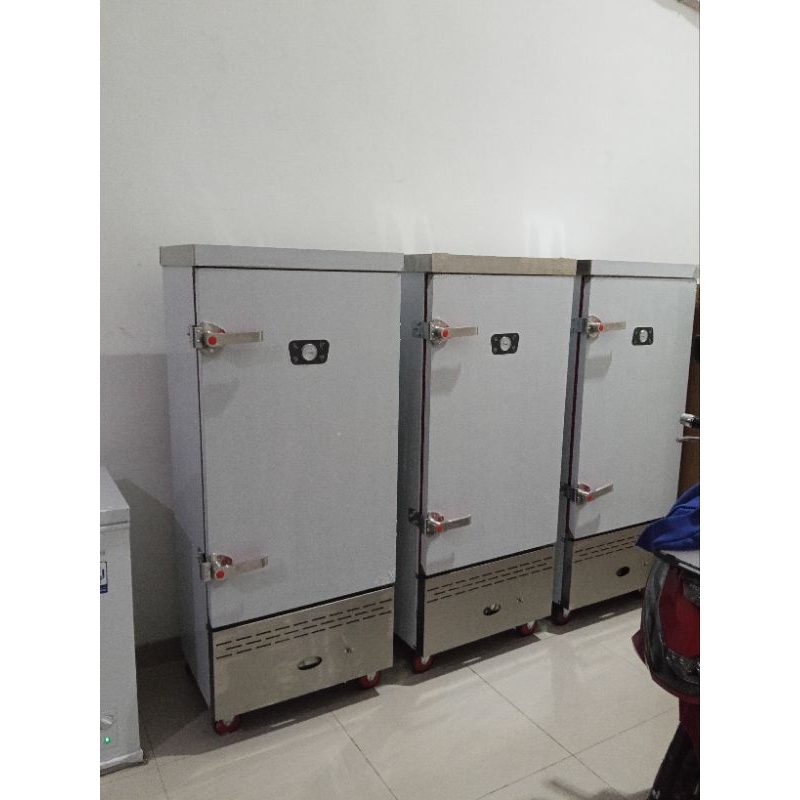 Jual Gas Rice Steamer 12 Tray GRS-12 Mesin Pemasak Nasi 12 Loyang TBU-GRS12 Penanak Nasi Gas ...