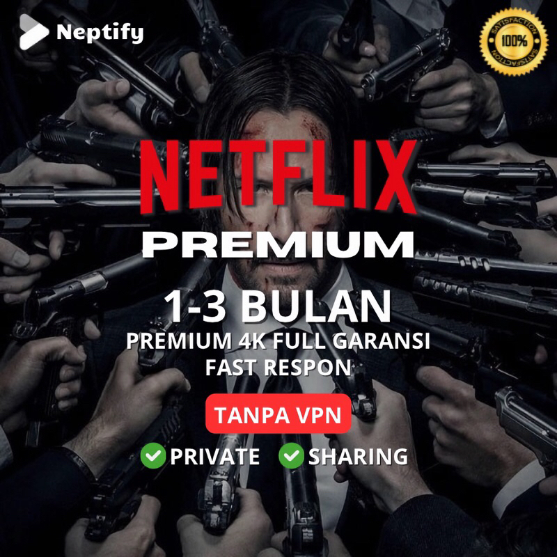 Jual NETFLIXXX PREMIUM 1 BULAN FULL GARANSI 4K UHD | Shopee Indonesia