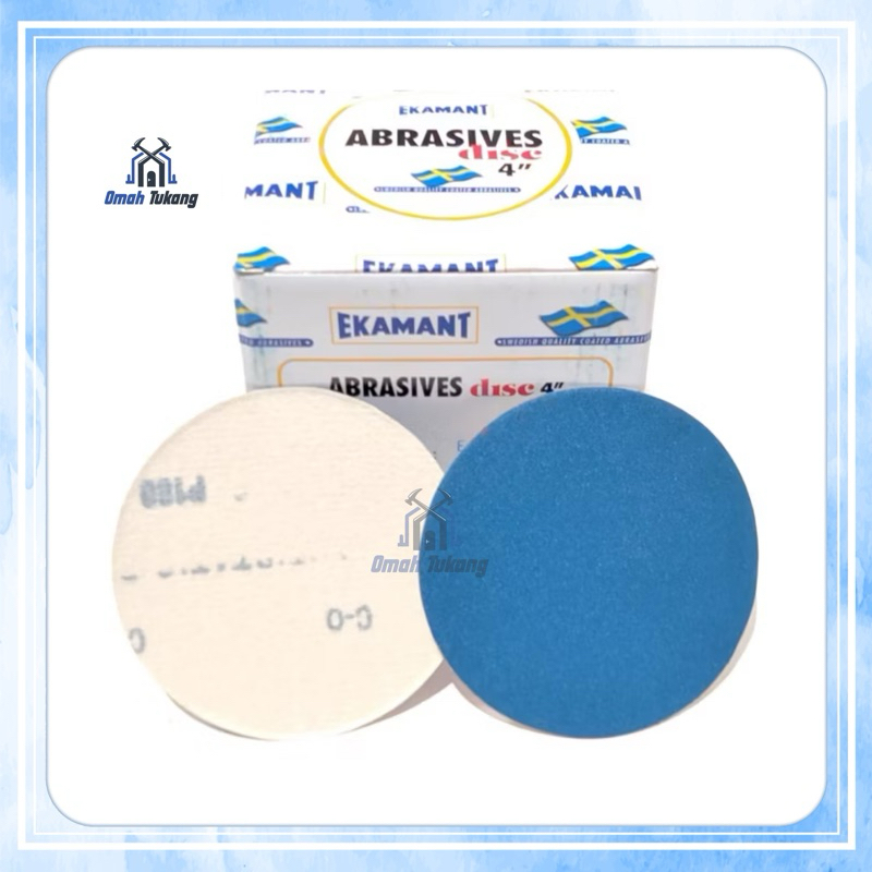 Jual Amplas Bulat EKAMANT / Amplas Bulat Velcro 4” inch | Shopee Indonesia