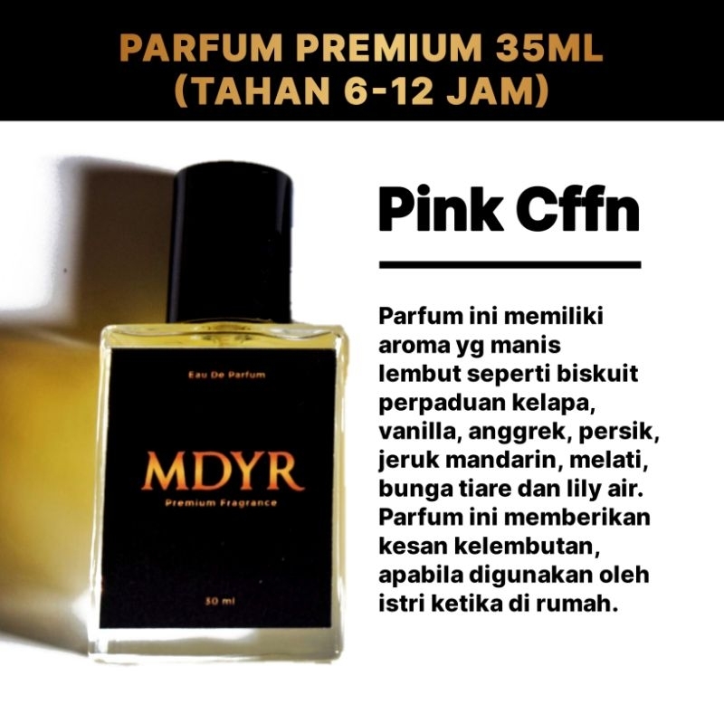 Jual Parfum Premium Pink Cffn 35ml EDP Tahan 12 Jam MDYR Parfum ...