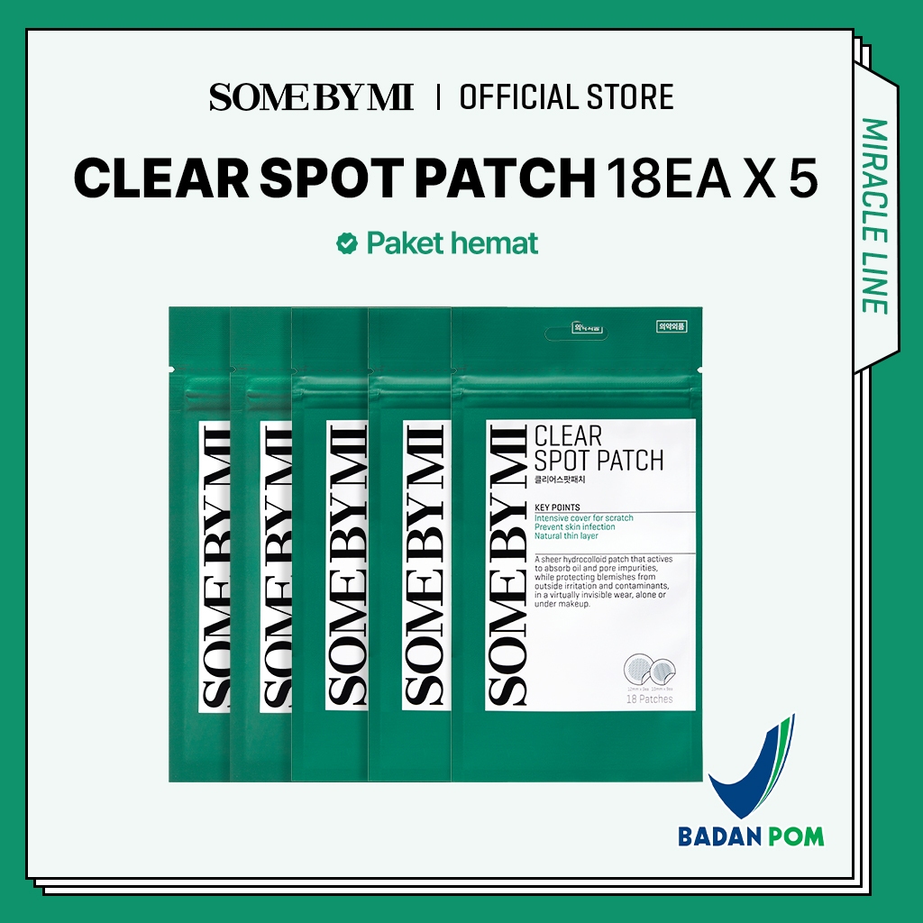 Jual SOME BY MI 30 Days Miracle Clear Spot Patch / Pimple Patch 5PCS ...