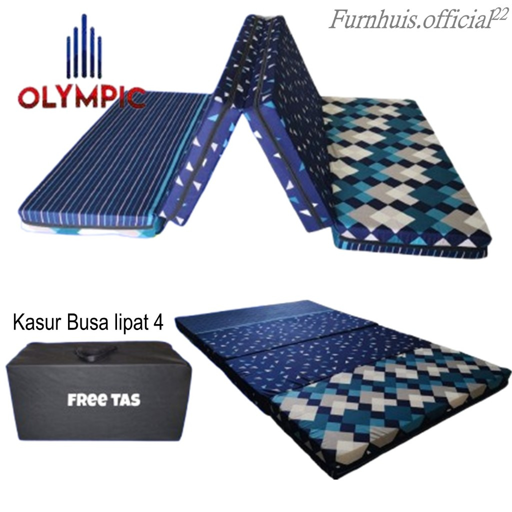 Jual Olympic Kasur Busa Lipat 4 Minimalis Ukuran 120 x 180 x 10 cm ...