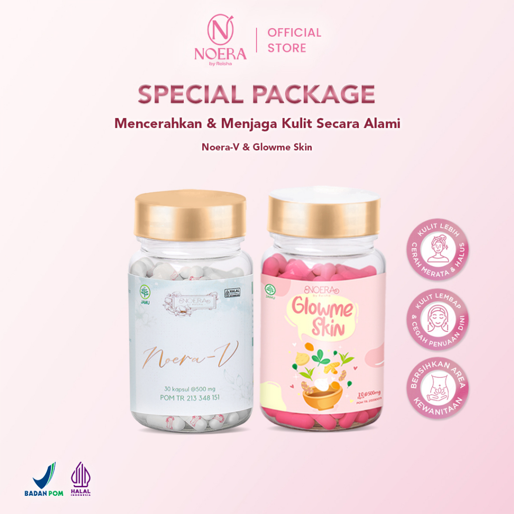 Jual Noera Special Package Improved Formula| Noera V & Noera Glow Me ...