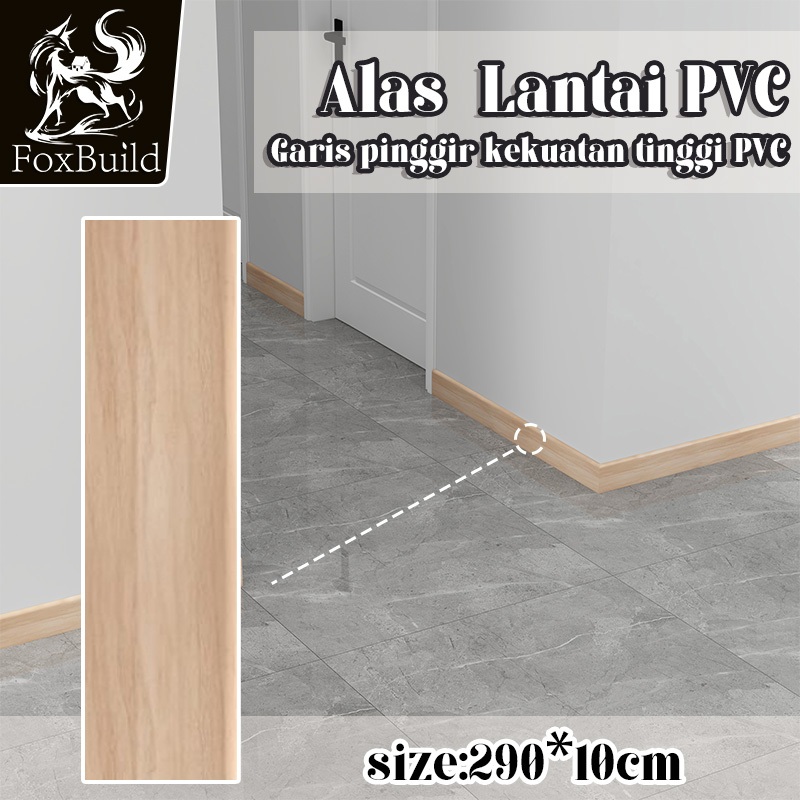 Jual [290cm x 8/10 cm]Plint PVC / Plint PVC Tinggi 10cm / Aksesoris ...