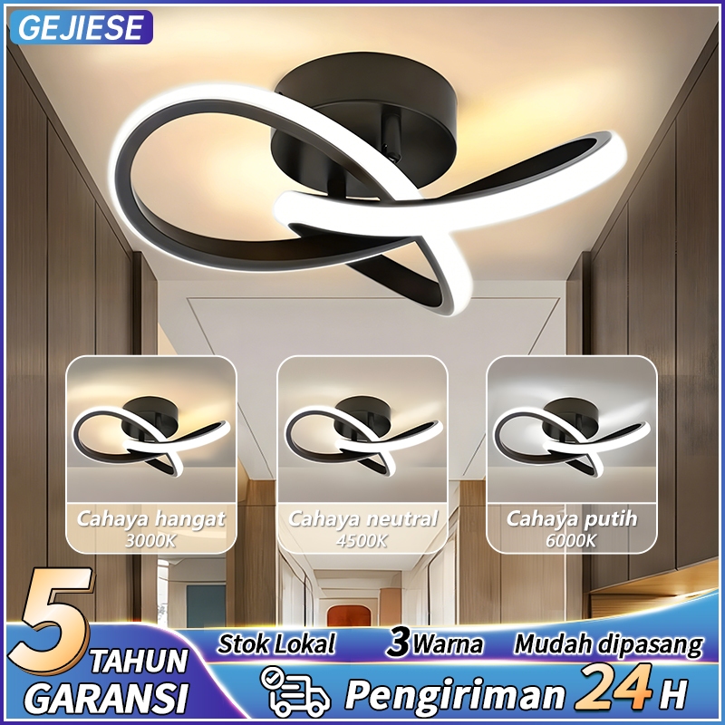 Jual 【COD】Lampu Plafon Minimalis Modern Lorong Lampu Hias Ring Mewah ...