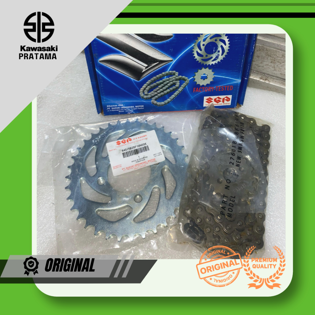 Jual GEAR SET SUZUKI SMASH 110 / CHAIN KIT SUZUKI SMASH 110 ...