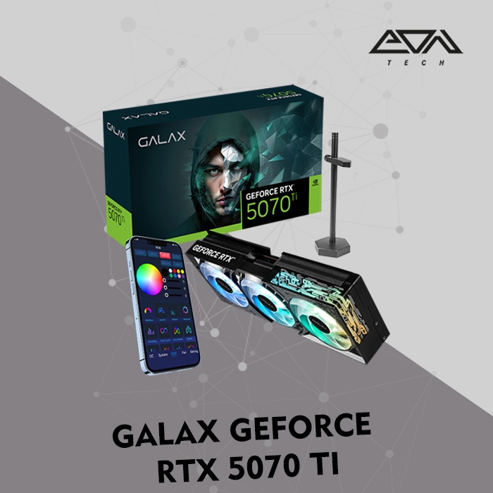 Jual VGA GALAX GeForce RTX 5070 Ti 1-Click OC 16GB GDDR7 | Shopee Indonesia