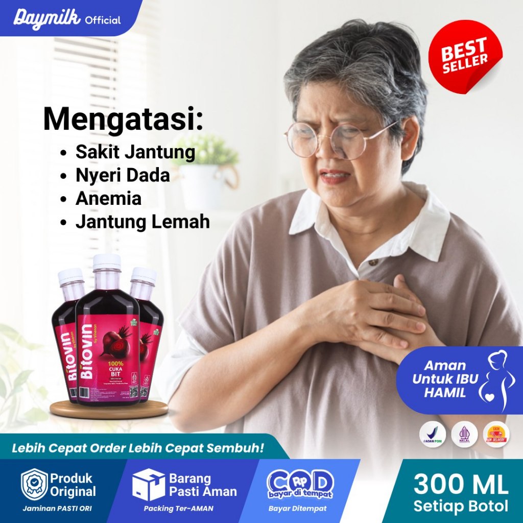 Jual BITOVIN 300ML- Cuka Buah Bit Original - Penambah Darah Secara ...