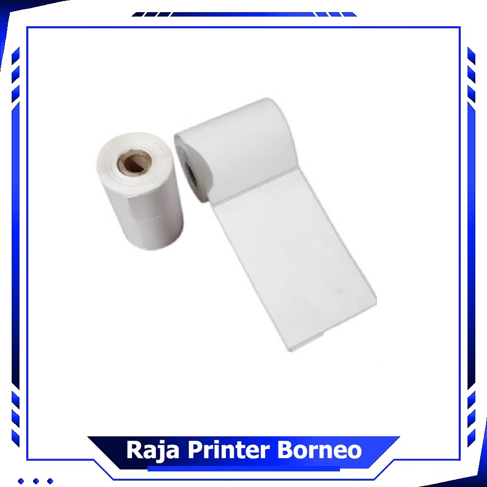Jual Kertas Label Thermal Sticker Ukuran 80x120 mm Untuk Panda PRJ-80BL ...
