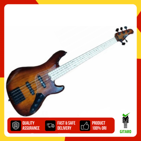 Jual Gitar Bass Elektrik Gitar CORT GBIH5 KOA Indro Hardjodikoro ...