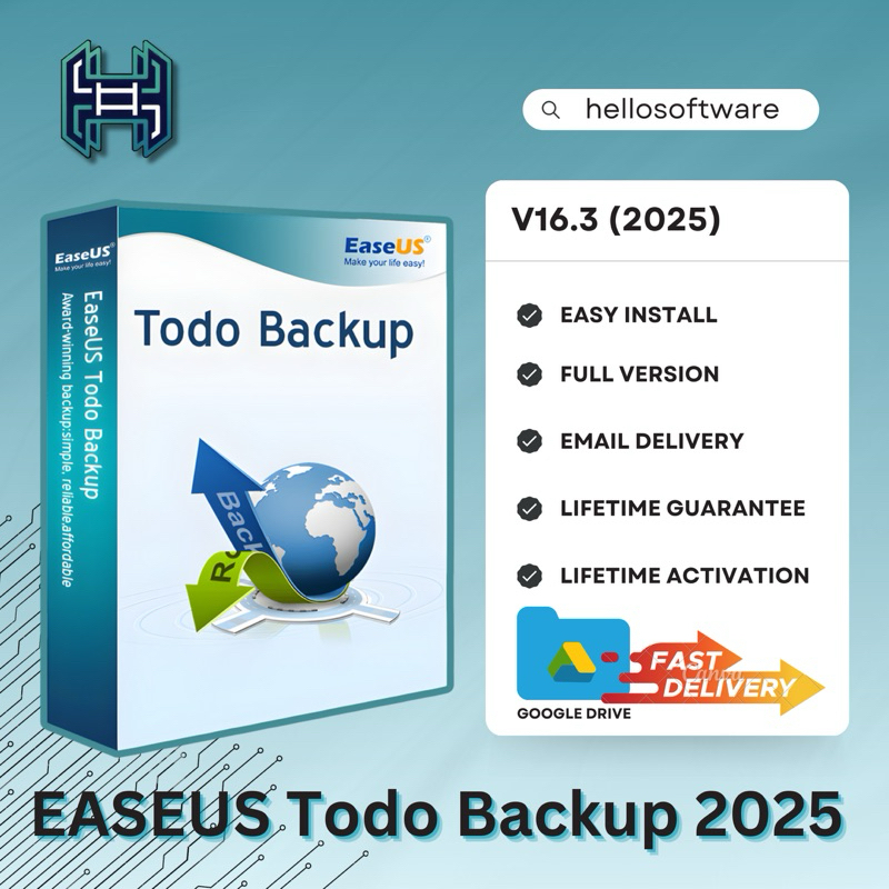 Jual EaseUS Todo Backup 2025 v16.3.0 Build 20250122 Full Version (Versi Terbaru) | Shopee Indonesia