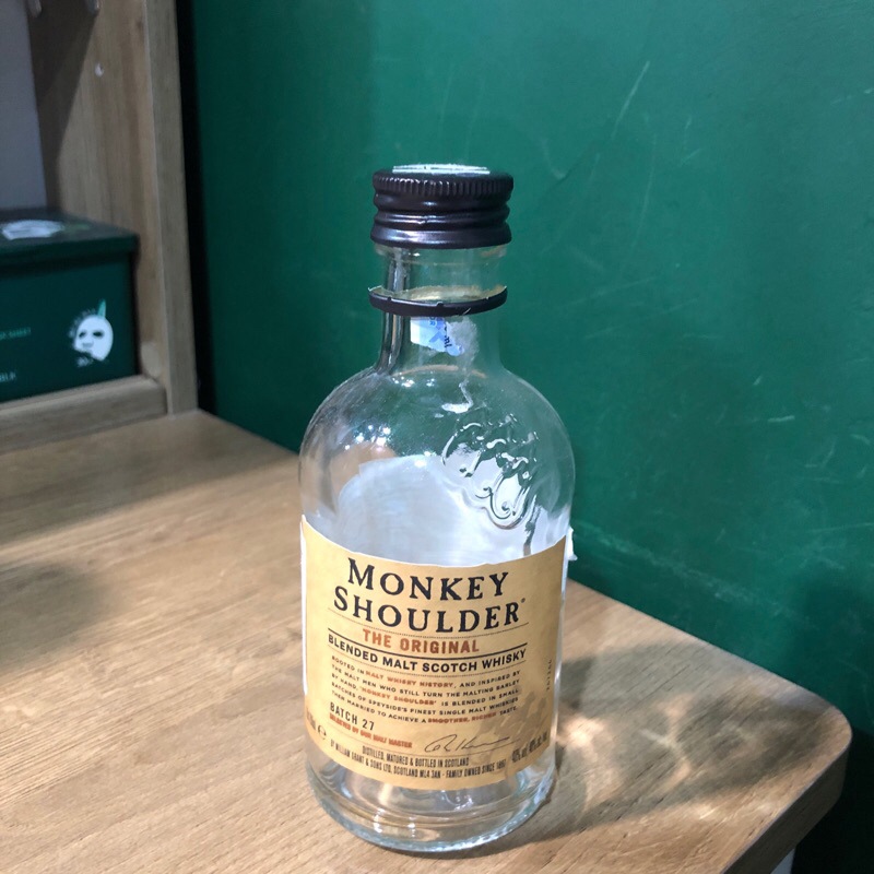 Jual Botol bekas miras minuman keras whisky alkohol Monkey Shoulder ...