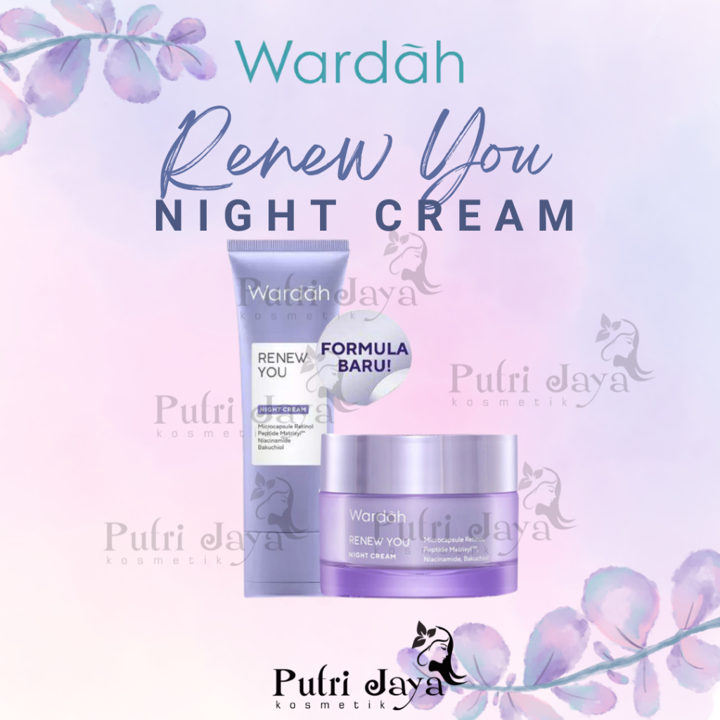 Jual WARDAH Renew You NIGHT CREAM | 15 ML / 30 GR | Shopee Indonesia