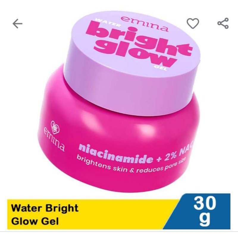 Jual EMINA MOISTURIZER ALL VARIANT BRIGHT GLOW, BARIER KEMASAN 30G ...