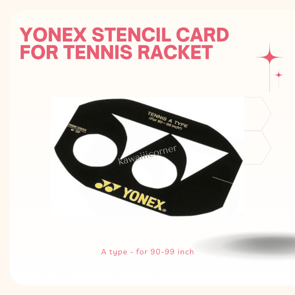 Jual Yonex Stencil Card for Tennis Racket | Shopee Indonesia
