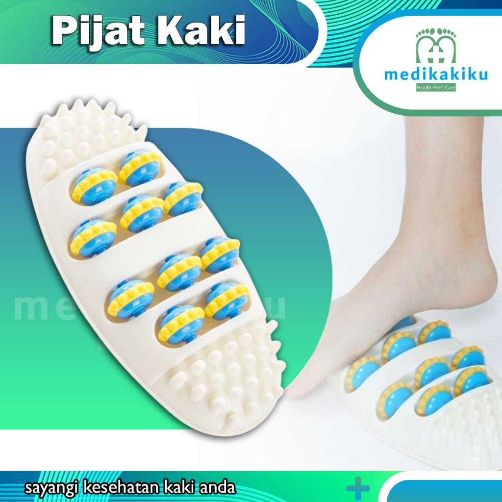 Jual Terapi Pijakan Alas Kaki Alat Pijat Telapak Kaki Pijit Refleksi Akupuntur Rol Roda | Shopee ...