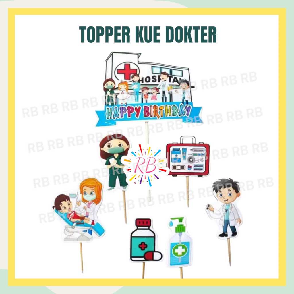 Jual Topper DOKTER / Topper Kue Dokter | Shopee Indonesia