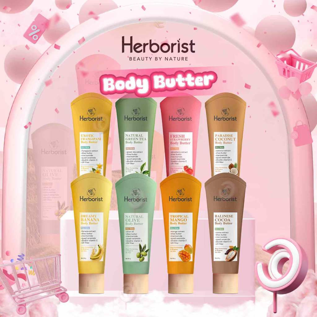 Jual HERBORIST - BODY BUTTER WITH SHEA BUTTER ( 80 g ) - Tradisional ...