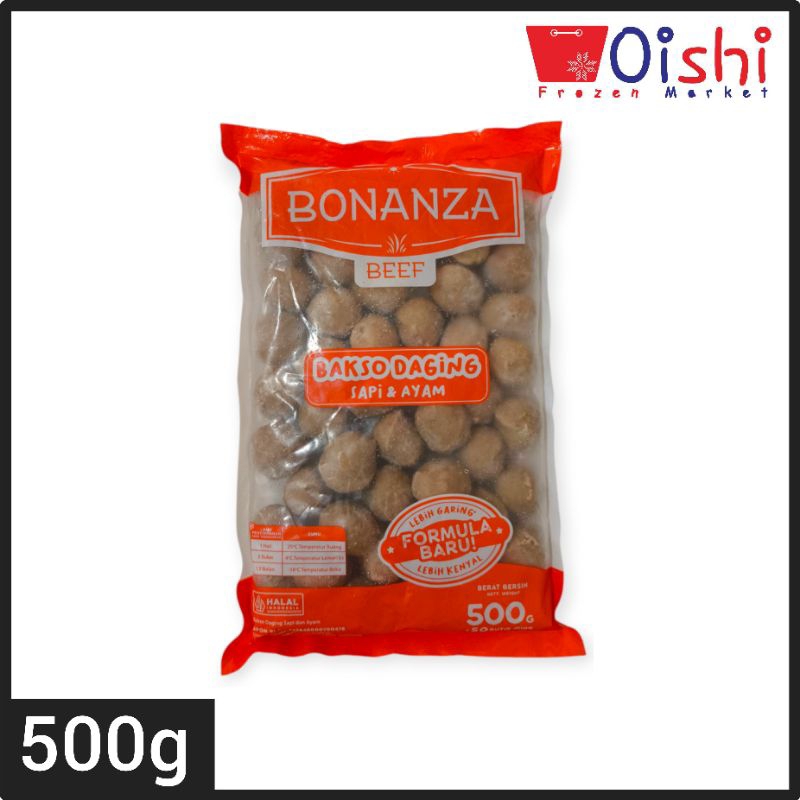 Jual Bonanza Bakso Baso Sapi dan Ayam AB10 (isi 50pcs) 500g Kualitas ...