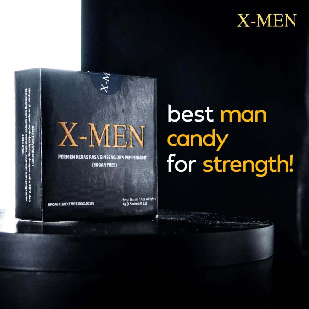 Jual 1 Box X-MEN Candy Permen X men Kesehatan Pria Kuat Tahan Lama Bpom ...
