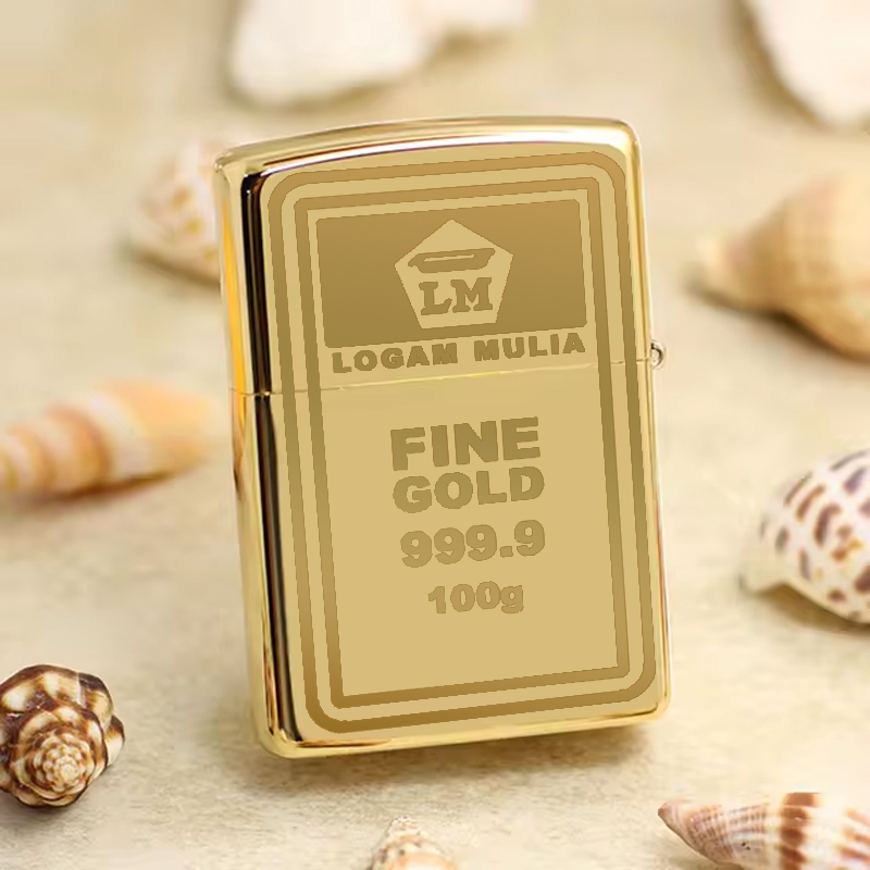 Jual Korek Api Logam Mulia Emas Perak Batangan Stainless Cetak Laser ...