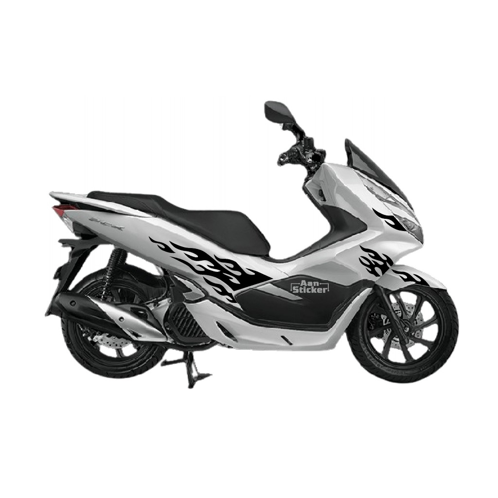 Jual Stiker Lis Bodi Pcx 150 Motif Tribal Api Striping Pcx 150 Old ...