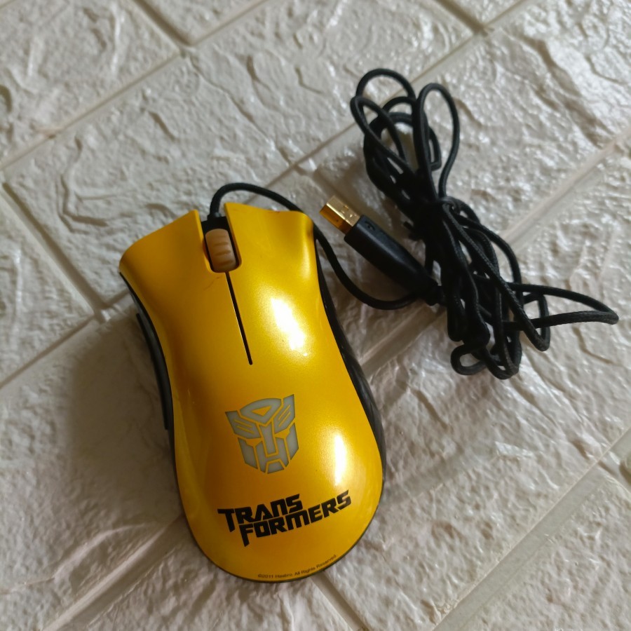 Jual Razer DeathAdder Transformers Bumblebee Gaming Mouse Original ...