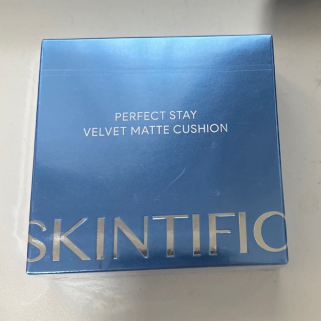 Jual NEW skintific velvet matte cushion biru (shade 01 vanilla ...