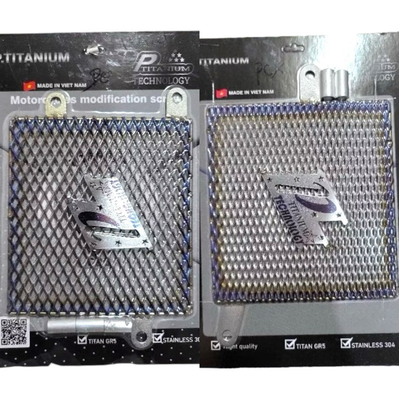 Jual Cover Radiator P Titanium Jaring Vario 125 150 160 Pcx 150 160 ...