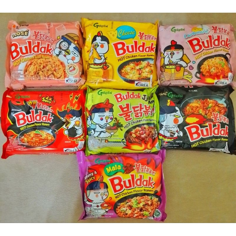 Jual SAMYANG GREEN BULDAK HOT CHICKEN FLAVOR RAMEN MIE INSTAN KOREA ...