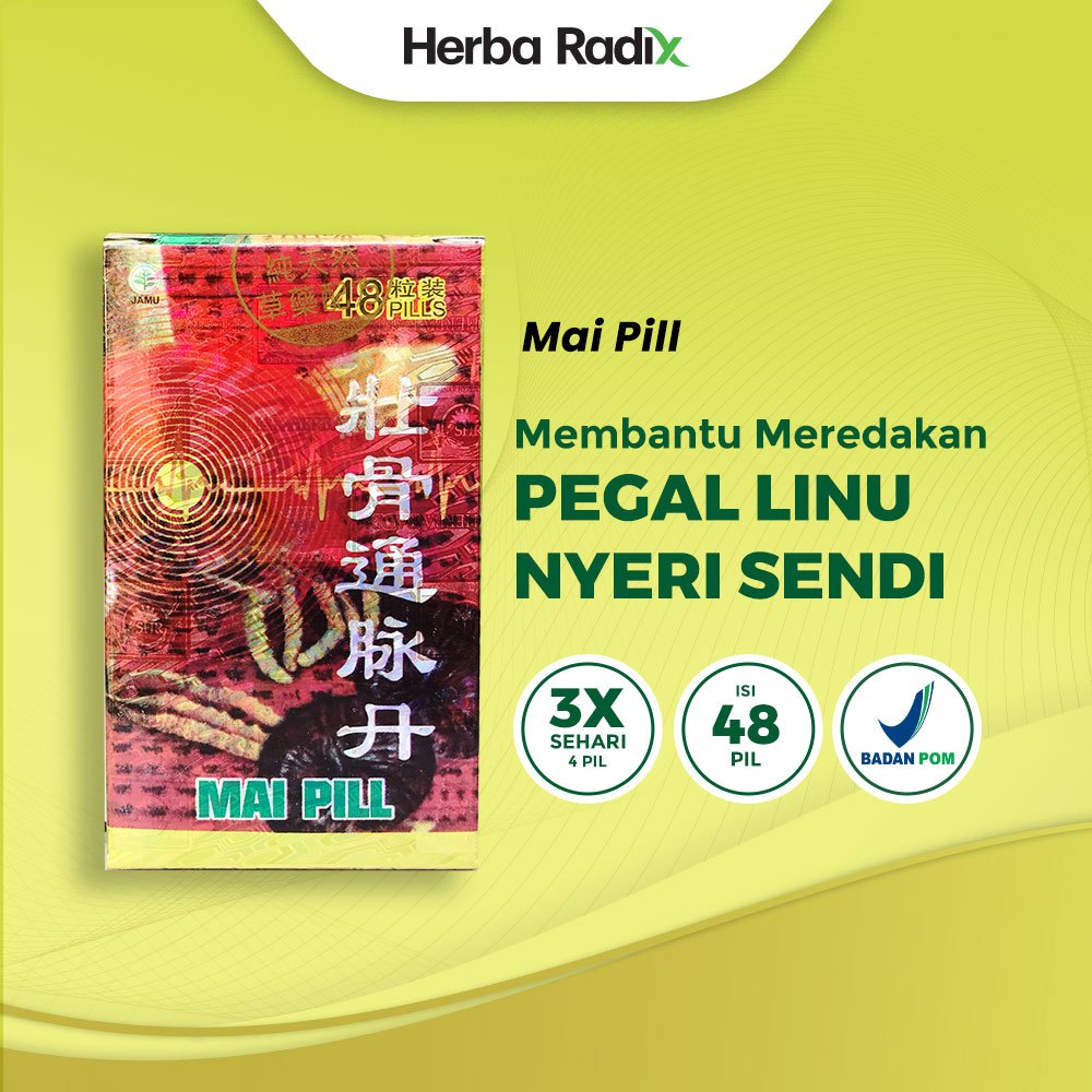 Jual Mai Pill - Obat Herbal Pegal Linu / Nyeri Sendi | Dang Gui by ...