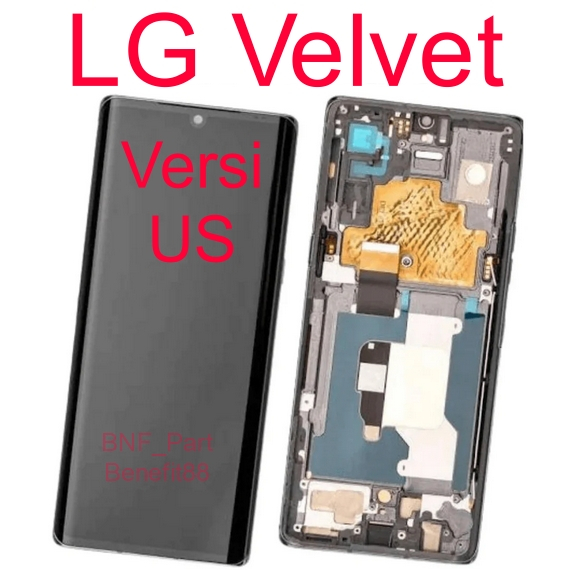 Jual Original LCD TouchScreen plus Frame - LG Velvet Versi US | Shopee ...