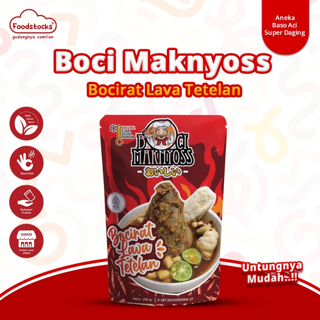 Jual Baso Aci Lava Tetelan Boci Maknyoss Super Pedas | Shopee Indonesia