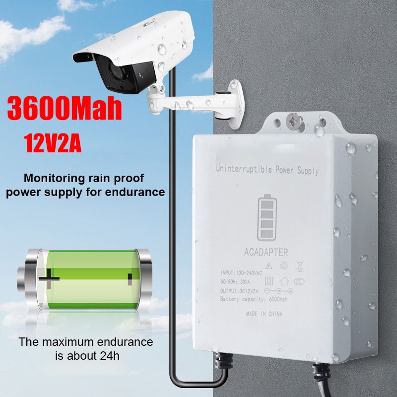 Jual 3600mah 12v2a Backup Router Modem Portable Wifi Router Cctv ...