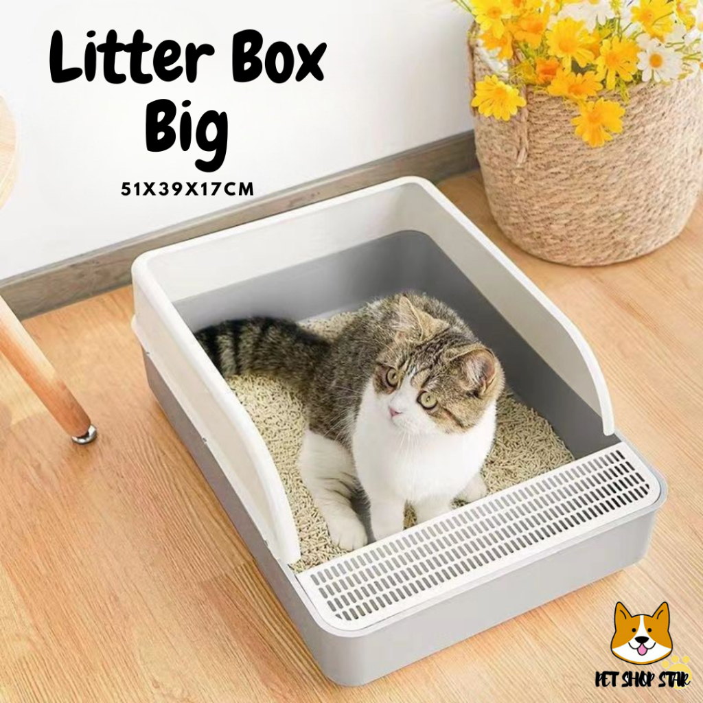 Jual Toilet bak pasir kucing dewasa ukuran jumbo bonus sekop pasir cat ...
