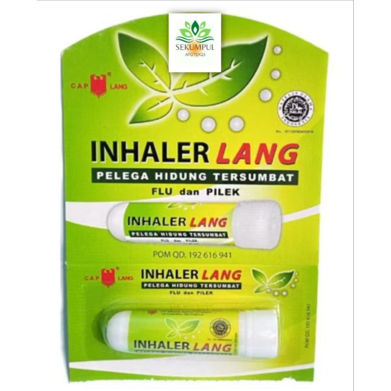Jual INHALER LANG pelega hidung tersumbat flu dan filek (AO) | Shopee ...